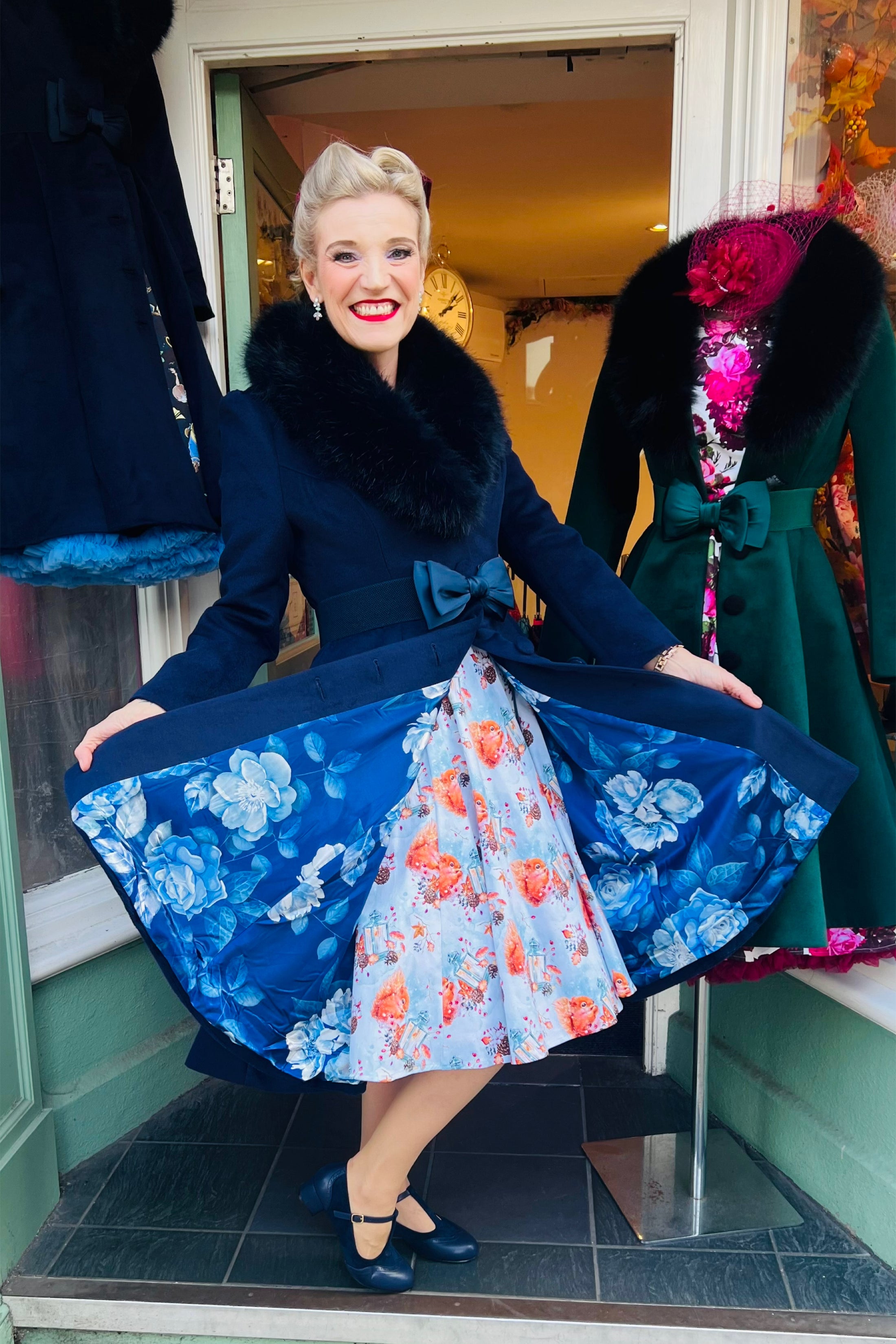 Sylvia Swing Coat – Pocket Watch and Petticoats