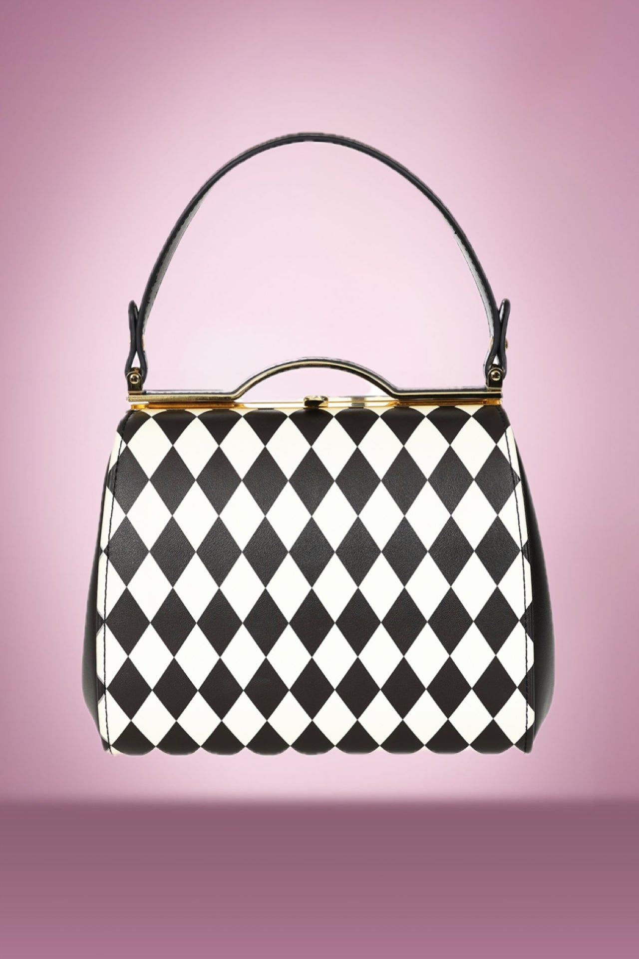 Rhona Harlequin Handbag – Pocket Watch and Petticoats