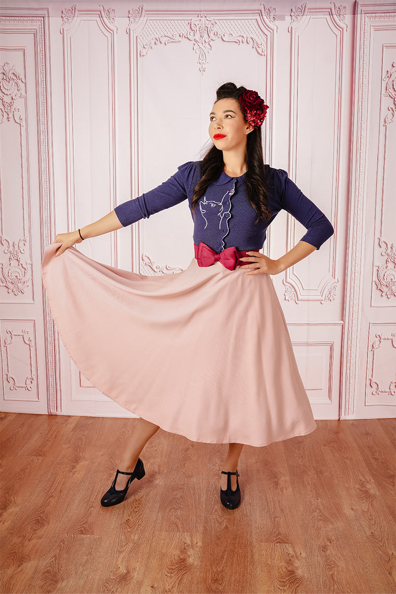 Pink Carmen Circle Skirt Pocket Watch And Petticoats
