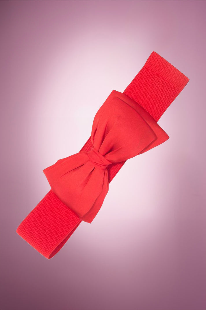 Beau Bow Belt - Red – Pocket Watch and Petticoats